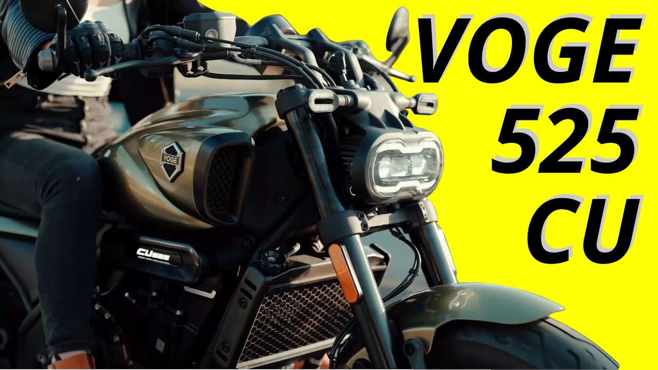 VOGE 525 CU FAT BOB CRUISER MOTORCYCLE - YouTube