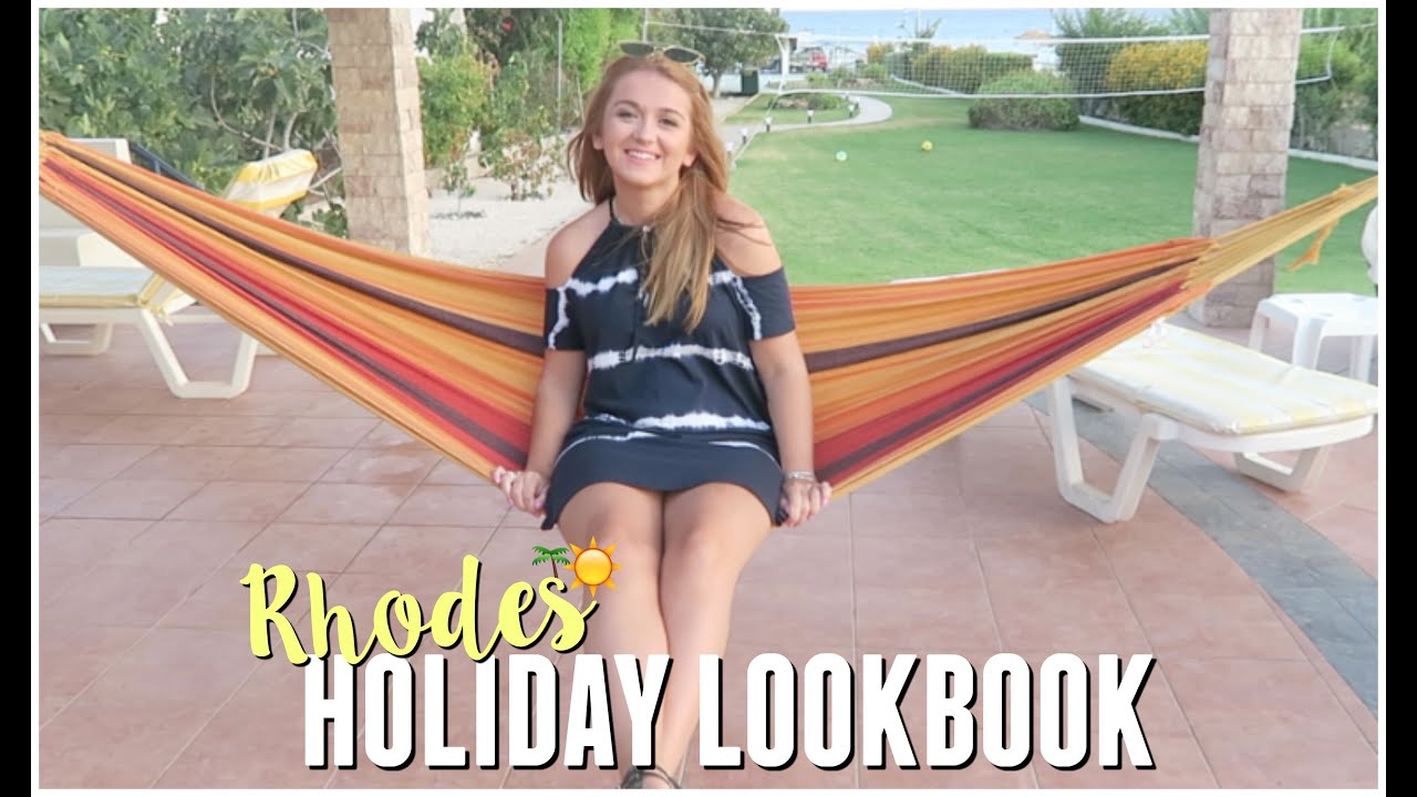 Rhodes Holiday LOOKBOOK 2016! - YouTube