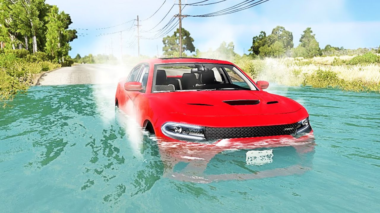 Cars vs Deep Water #8 – BeamNG Drive | BeamNG Bros - YouTube