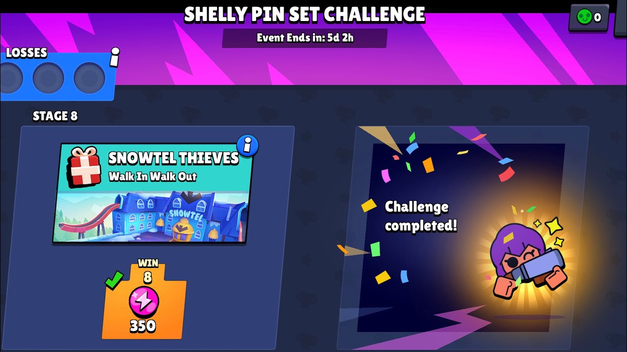 NW Brawl Stars Clip 170(Shelly Pin Set Challenge) - YouTube