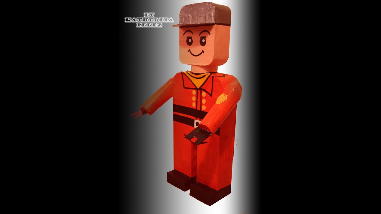 BOMBERO LEGO PINATA 1/ FIREMAN LEGO PINATA - YouTube