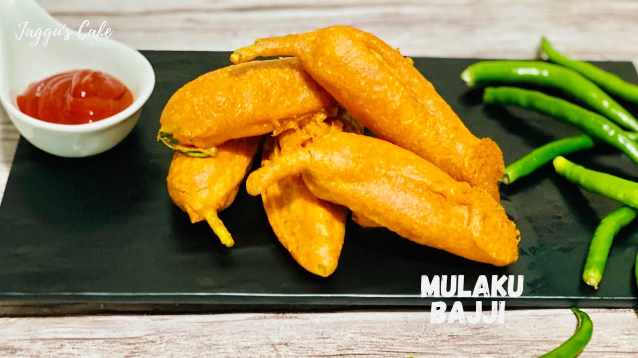 Mulaku Bajji | Milakai Bajji | Mirchi Bajji | Tea-stall Style Crispy ...