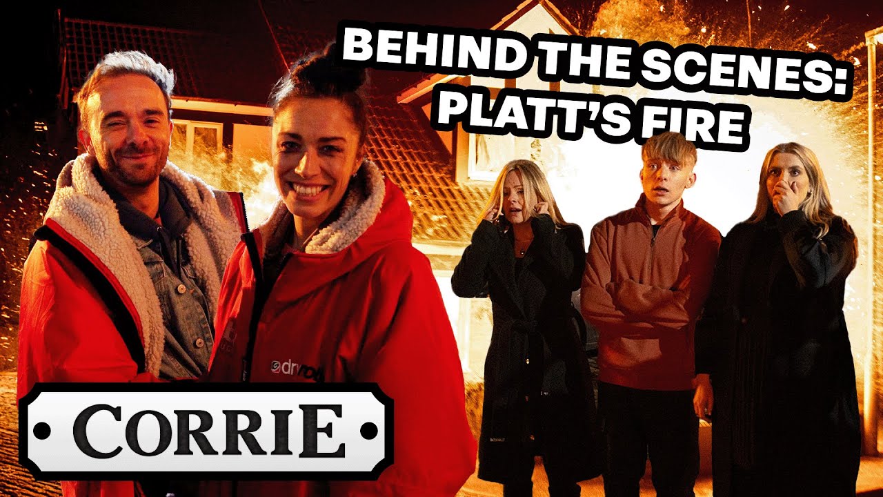 Platt's Fire: Behind The Scenes | Coronation Street - YouTube