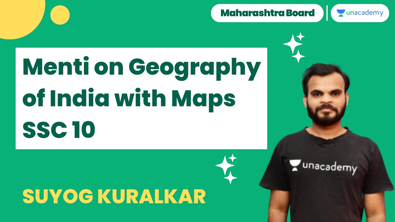 Menti on Geography of India with Maps | SSC 10 | Suyog Kuralkar - YouTube