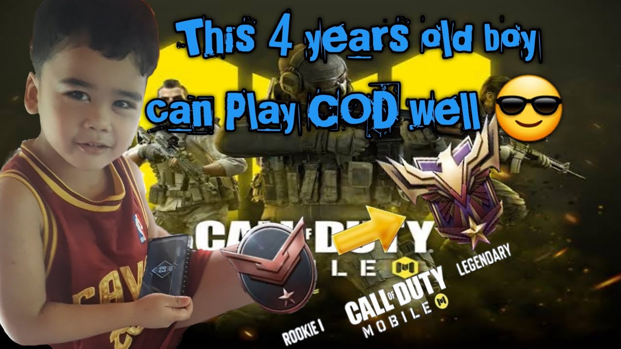 4 YEARS OLD BOY PLAY CODM - YouTube
