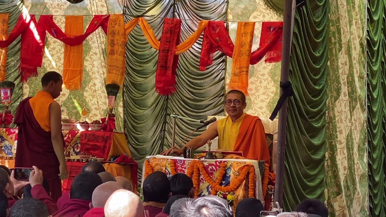Lodro Rinpoche || बौद्ध धर्मको प्रवचन तथा आशीर्वाद (wang) दिने ...