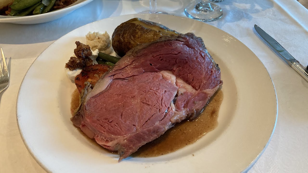 Royal Princess Prime Rib Dinner In The Main Dining Room May 12th 2023 ...