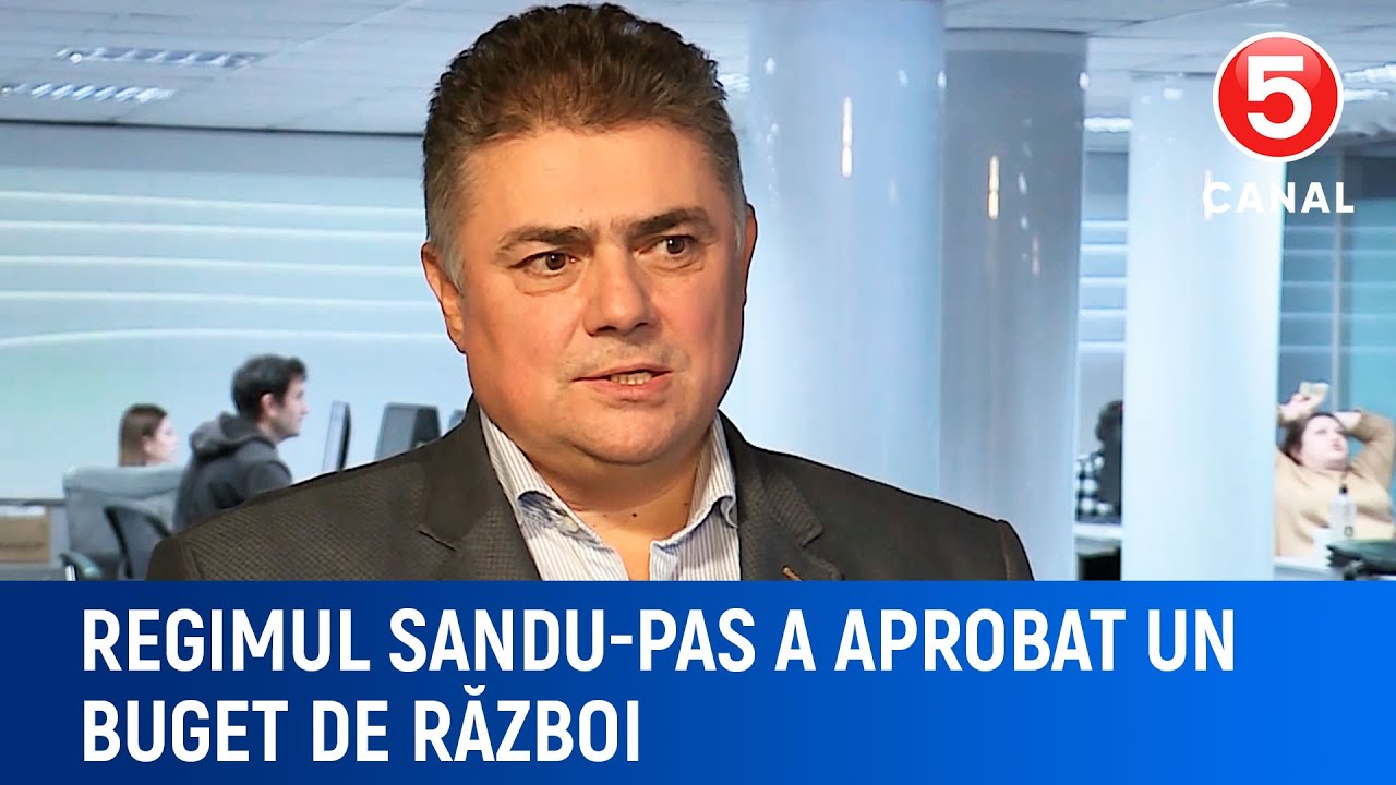 Regimul Sandu-PAS a aprobat un buget de război - YouTube