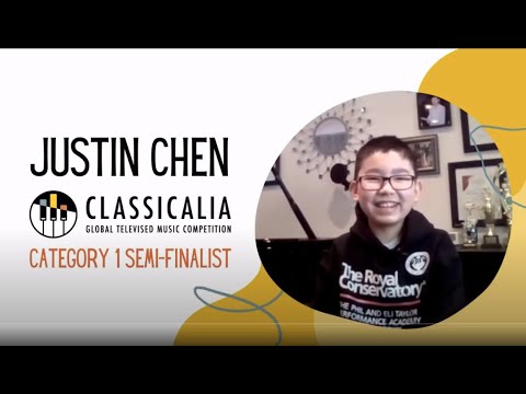 Classicalia Semi-Finalist Justin Chen - YouTube
