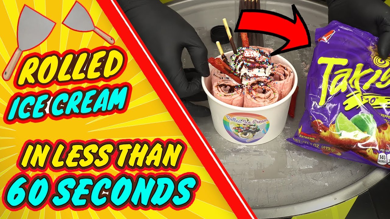 Takis Rolled Ice Cream | #Shorts - YouTube