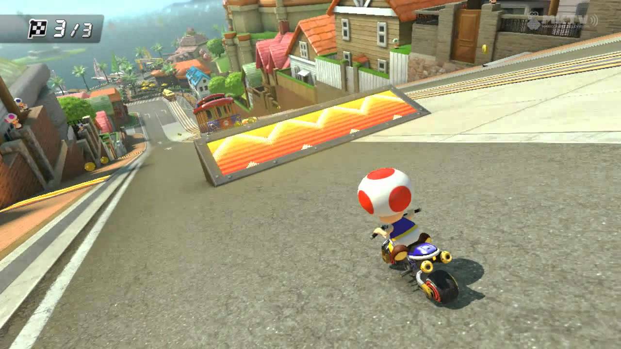 Wii U - Mario Kart 8 - Toad Harbor - YouTube