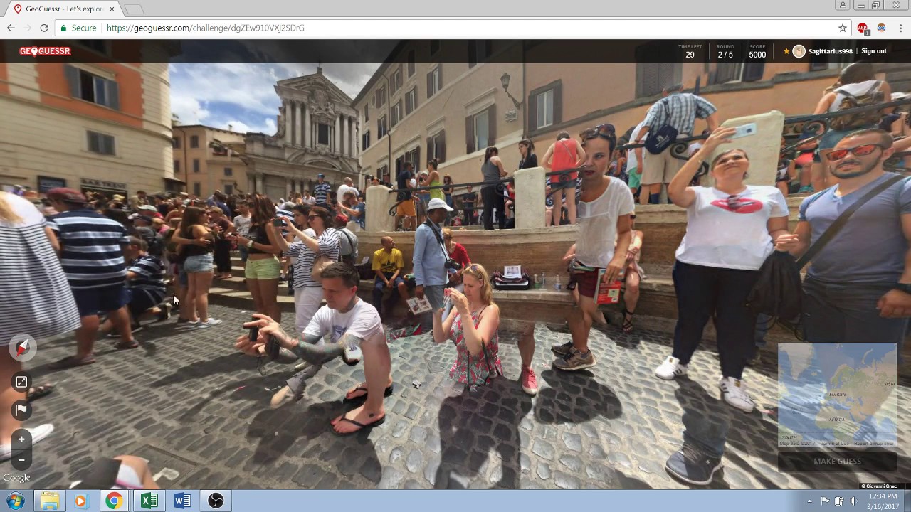 Geoguessr - "Very Easy" pro map - 30 second timer - YouTube