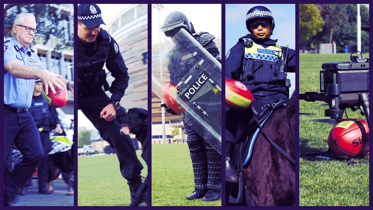 WA Police trickshots | Let's Join Forces Match - YouTube