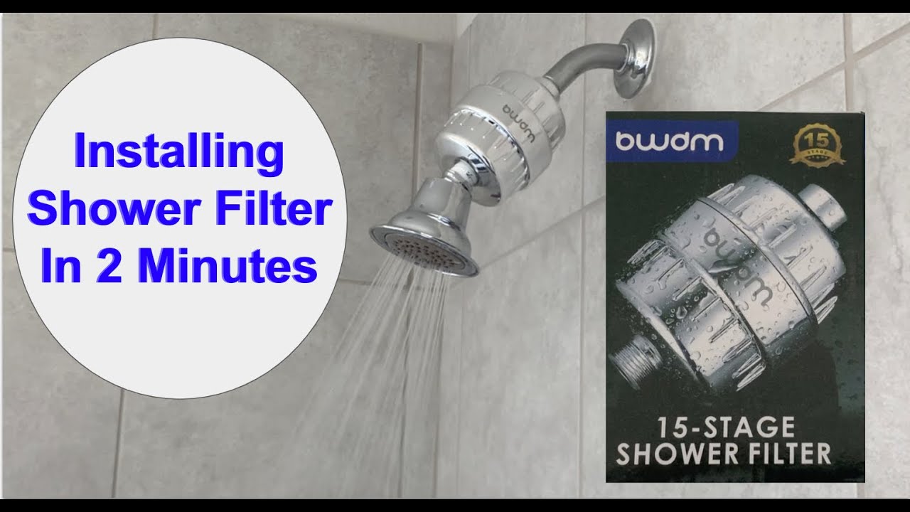 15 Stage Shower Filter Installation | Purify Water | Amazon - YouTube