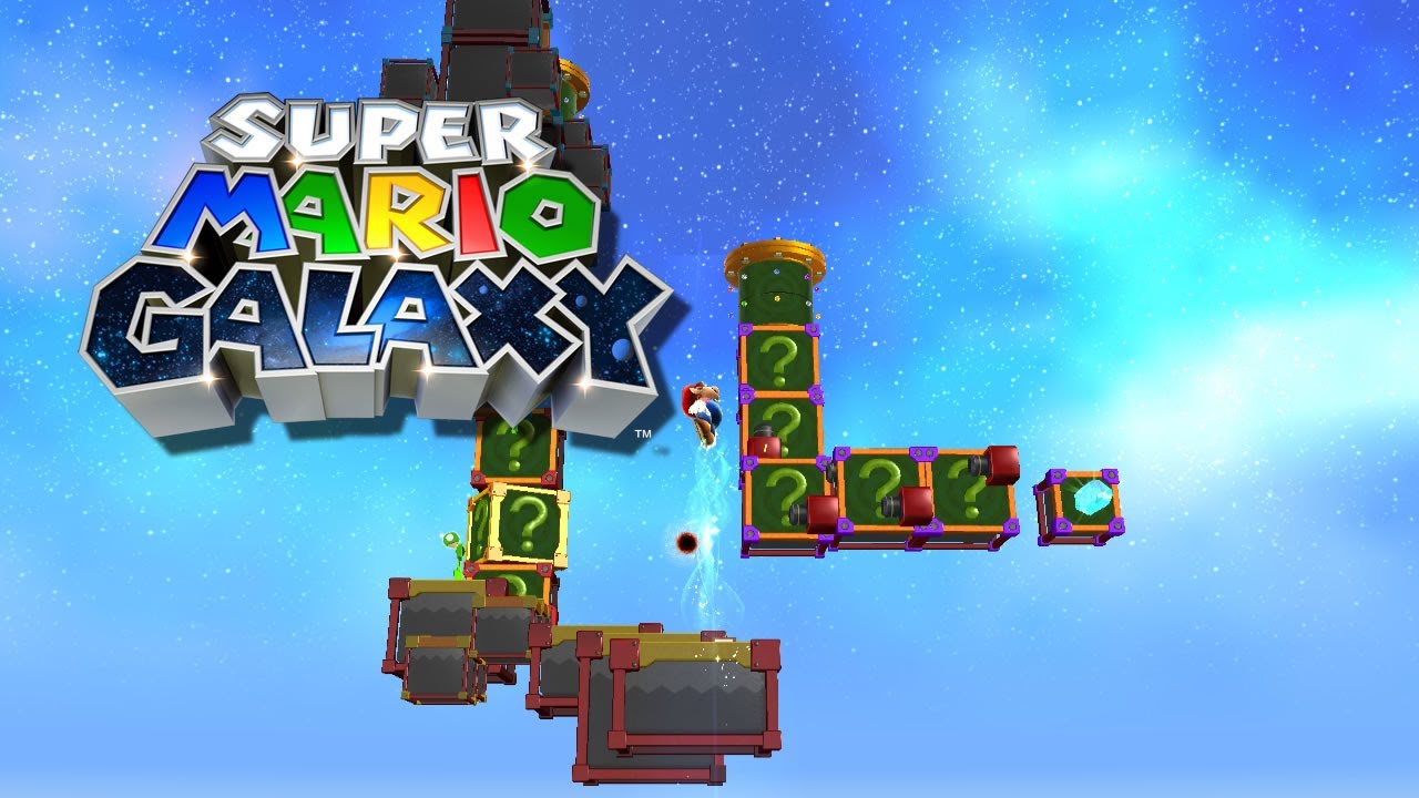 Super Mario Galaxy - Gusty Garden Galaxy - Gusty Gardens Gravity ...