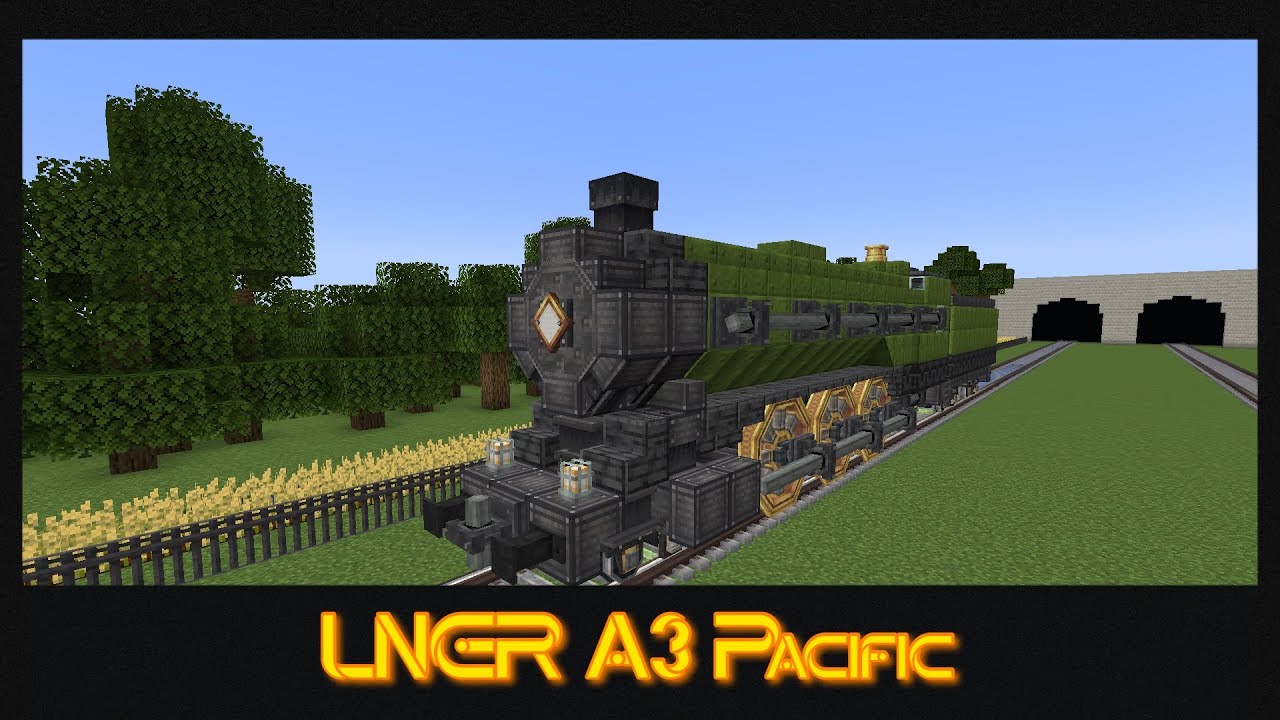 Minecraft Create Tutorial: LNER A3 Pacific - YouTube