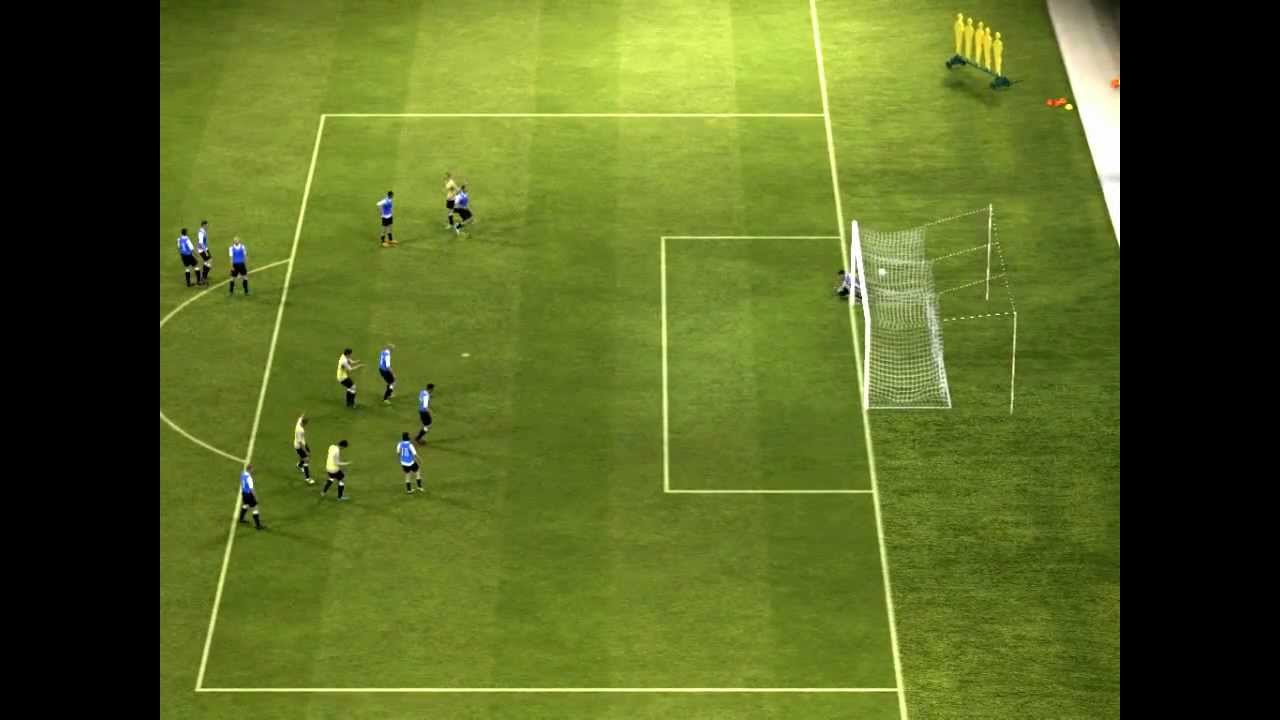 Fifa 12 - Free Kicks "Practice Arena" - YouTube