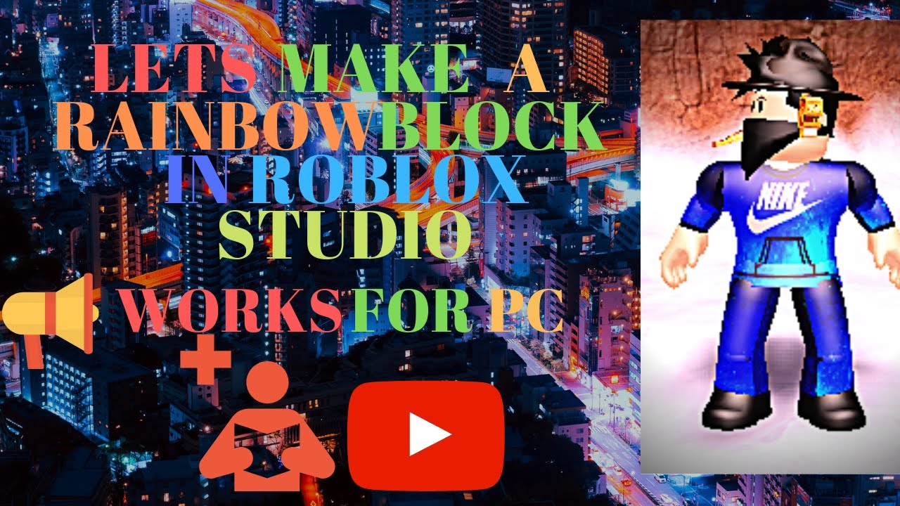 How To Make Your Block Rainbow In Roblox Studio [EASY] - YouTube