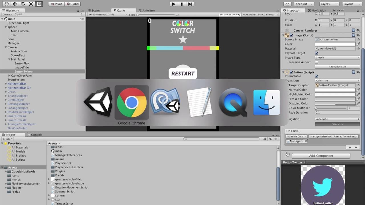 04 How to share app on Twitter using Unity 5 for any platform - YouTube