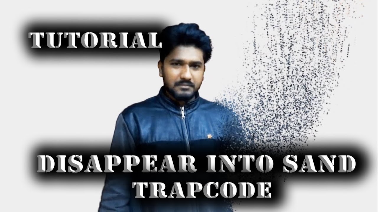 DISAPPEAR INTO SAND | Disintegration effect - AFTER EFFECTS TUTORIAL - YouTube