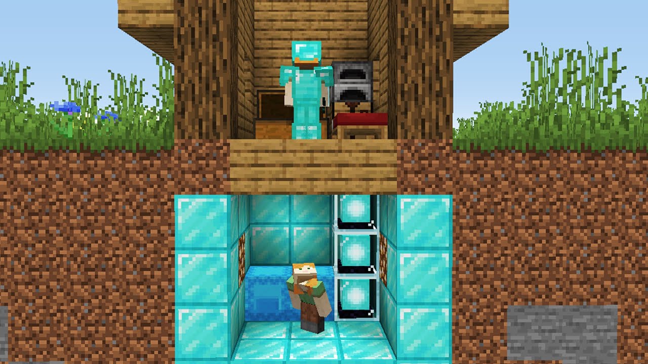 best hidden house in minecraft - YouTube