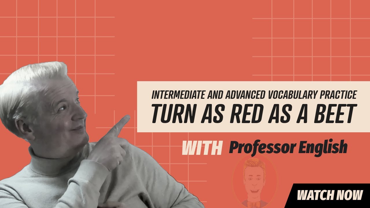 English Idioms Practice Listening Speaking "TURN AS RED AS A BEET" Tag ...