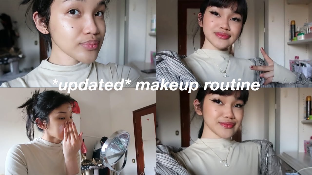 *updated* makeup routine 💄 | trying new products - YouTube