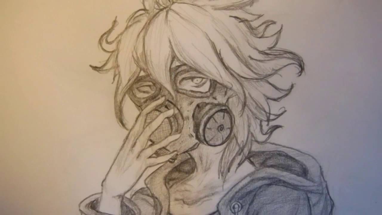 Nagito Komaeda - speed draw - YouTube
