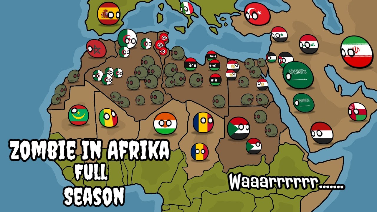 Zombie Invasion In Afrika / Full Episode / Countryballs - YouTube