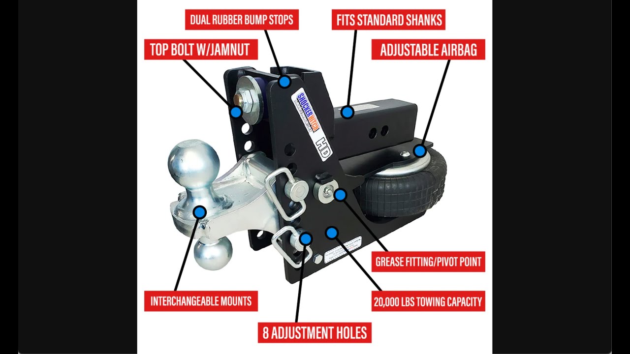 Shocker HD Receiver Air Hitch - How To Install - The Shocker Hitch Air ...