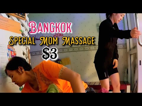 🇹🇭Bangkok Mom Thai Massage Shop 4k awesome experience 👈