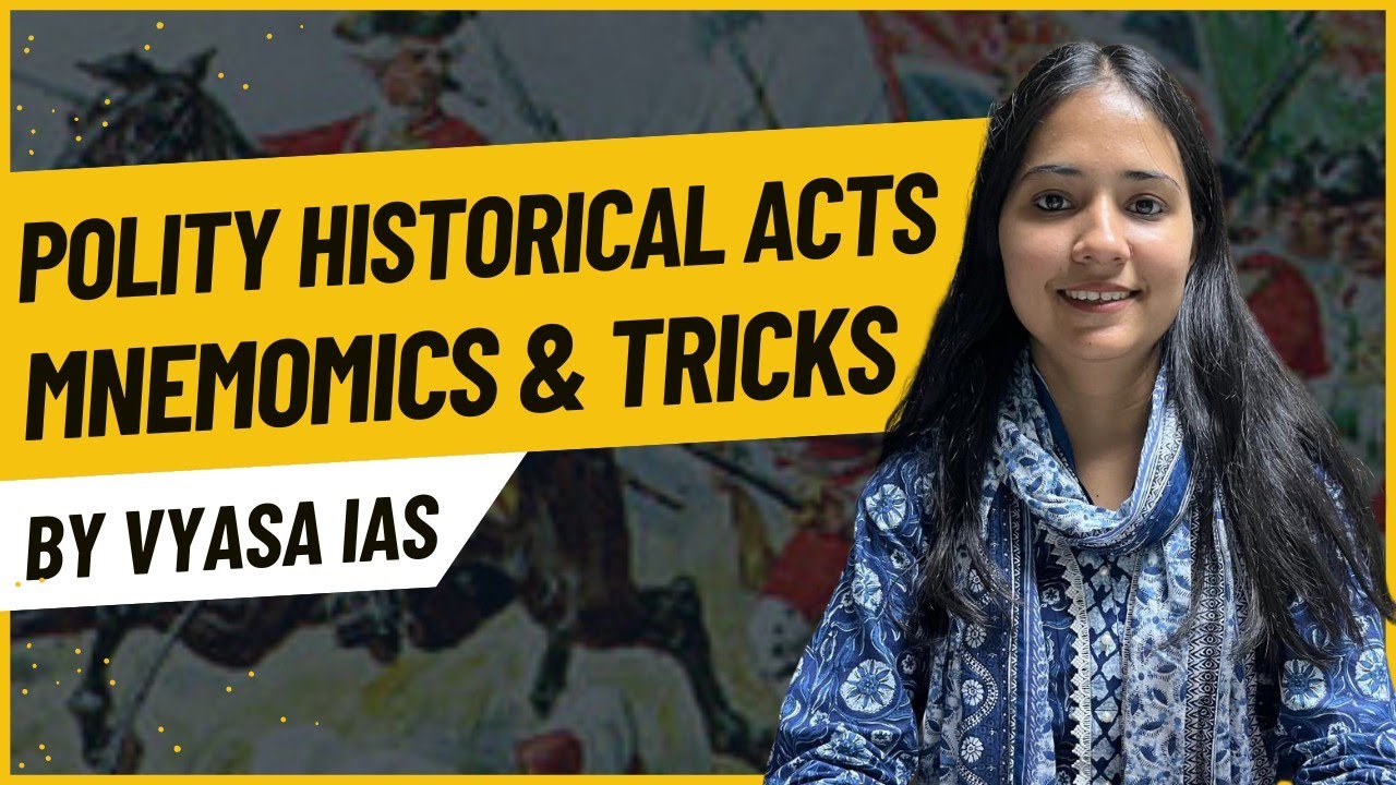 Polity Historical Acts - Mnemonics and Tricks | Regulating Act, Pitts ...