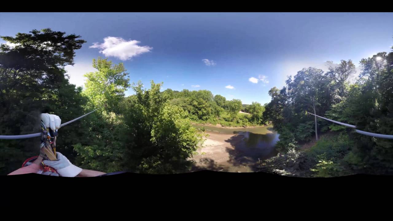 Hocking Hills Canopy Tour: Through the Woods Zipline - YouTube