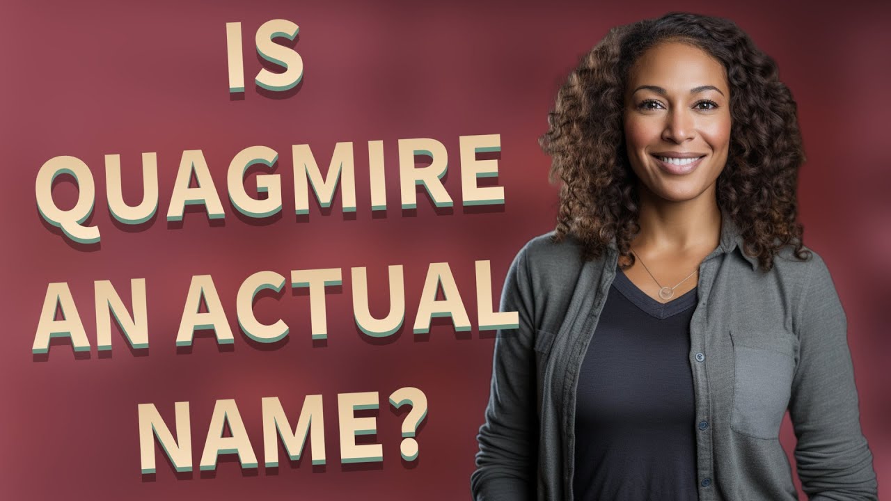 Is Quagmire an actual name? - YouTube