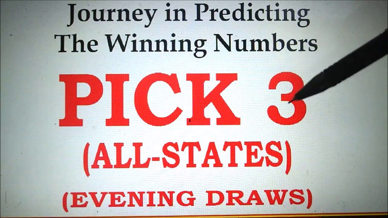 My Journey in Predicting Pick 3 Lottery Winning Numbers For All States ...