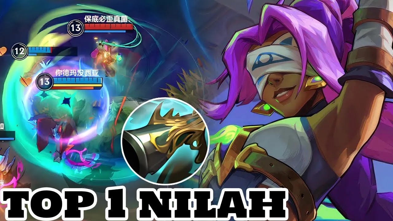 Wild rift Nilah - top 1 nilah gameplay rank - YouTube