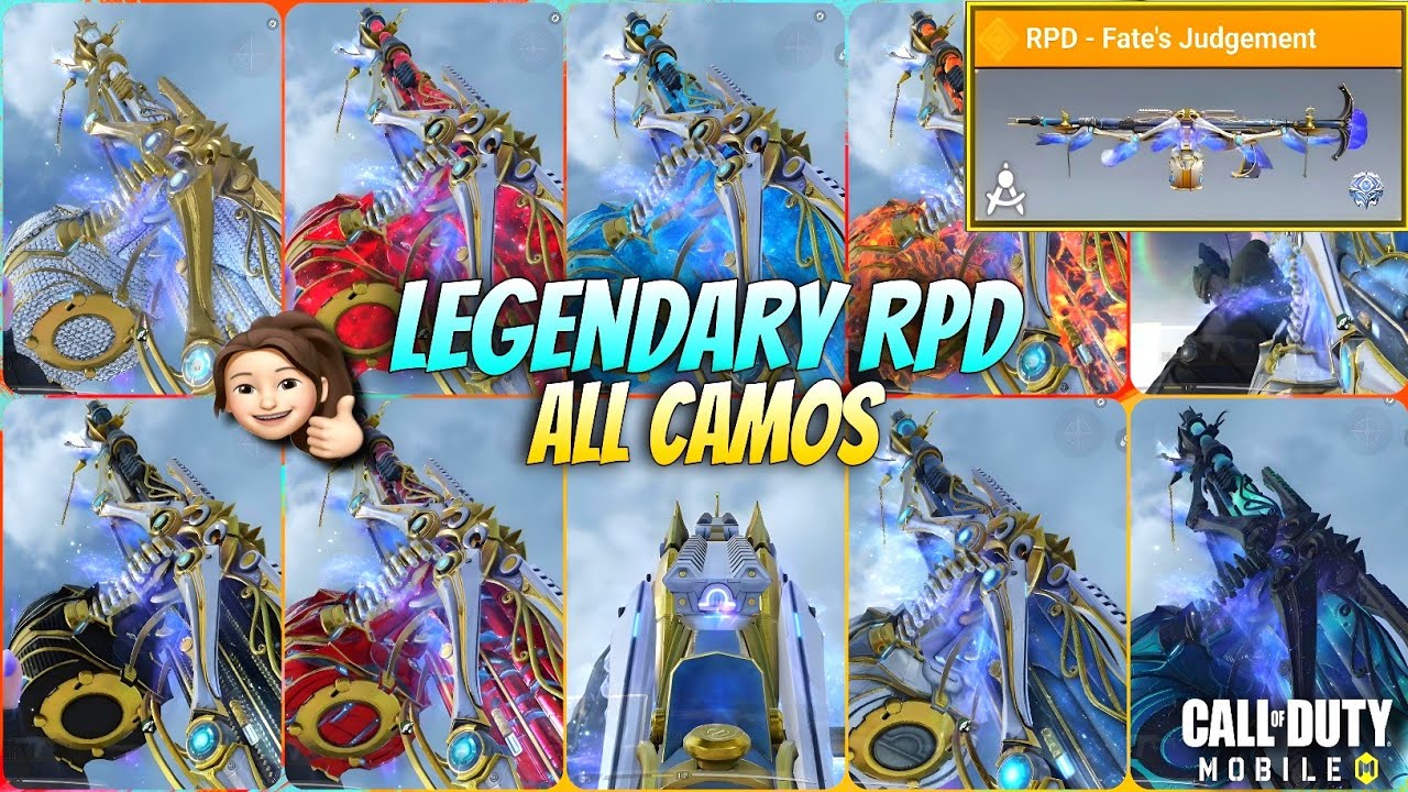 🤯Zodiac Series Armory Legendary RPD Fate's Judgement | All Camos ...