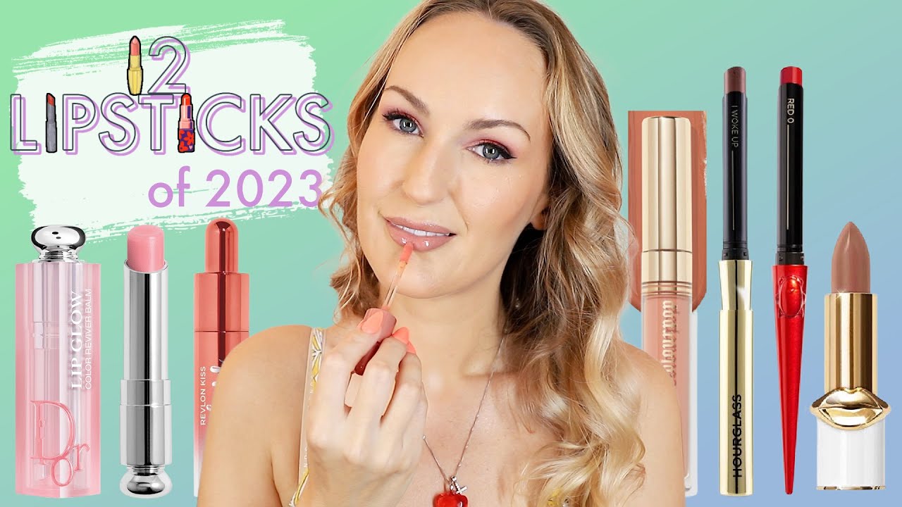 The 12 Lipsticks of 2023 Challenge | FINALE - YouTube