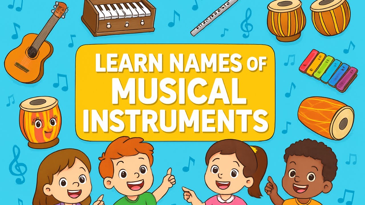 Learn Musical Instruments Names in English | Musical Instruments List ...