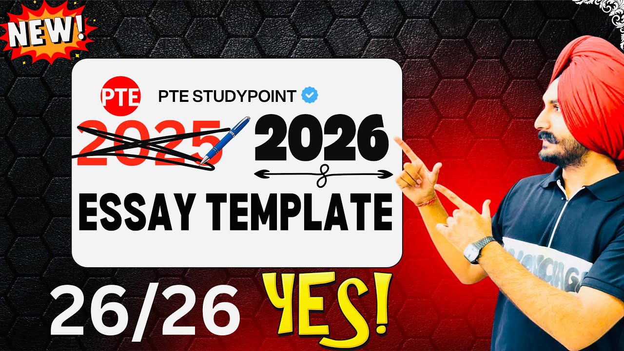 PTE Writing Essay Template 2026: 90/90 Score Guaranteed | New Method ...