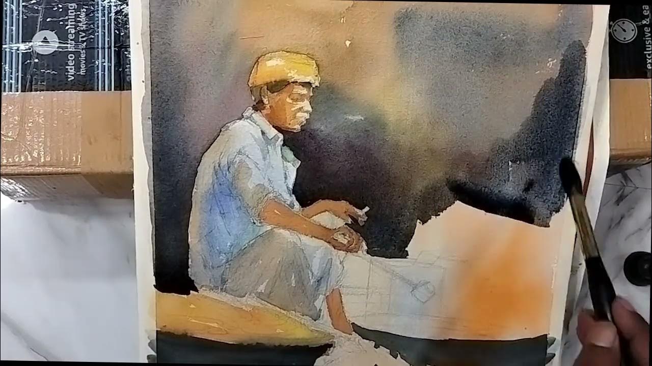 WATERCOLOR HUMAN FIGURE II - YouTube
