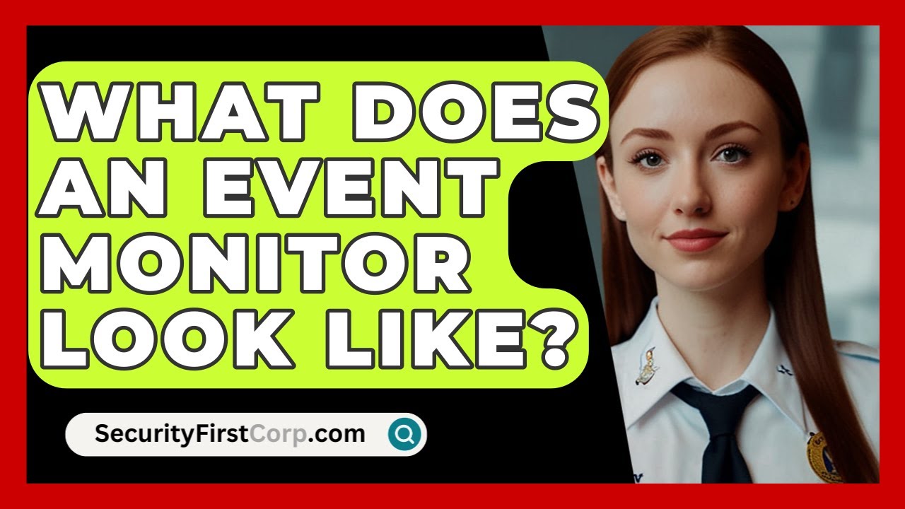 What Does An Event Monitor Look Like? - SecurityFirstCorp.com - YouTube