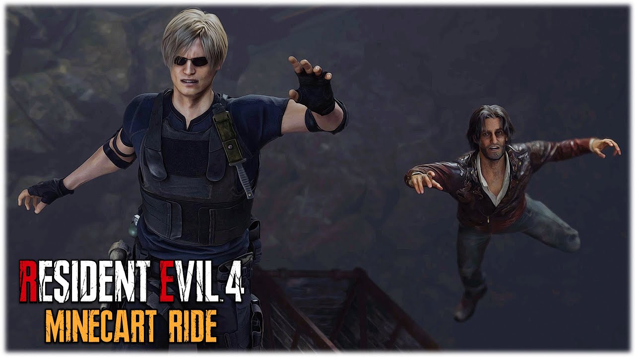 Minecart Ride - Resident Evil 4 Remake - YouTube