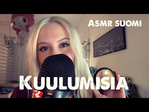 ASMR SUOMI - Kuulumisia lähikuiskauksena ja ääniä 🩷