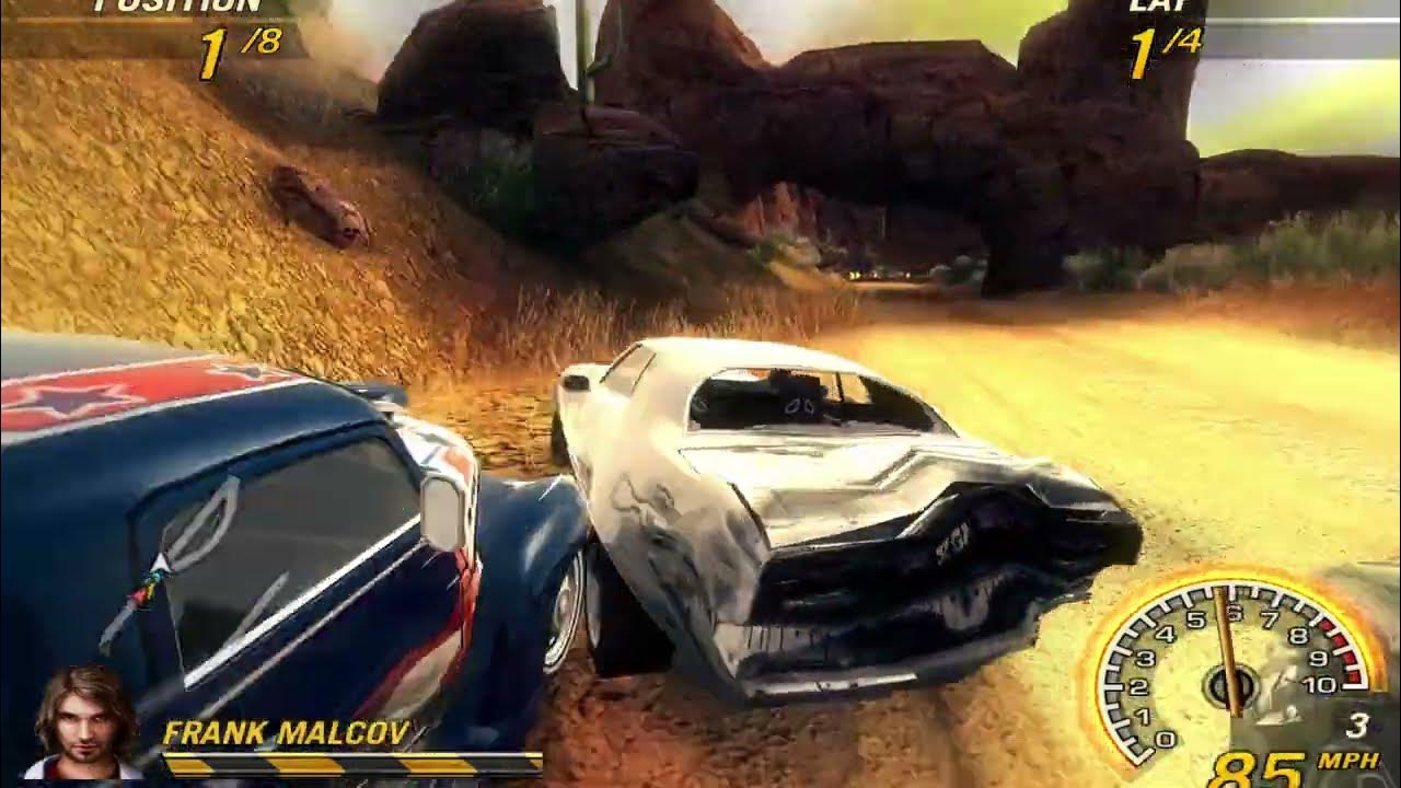 FlatOut 2 Gameplay - Desert Run 2 (Everyone Destroyed) - Aggressive Gameplay - YouTube