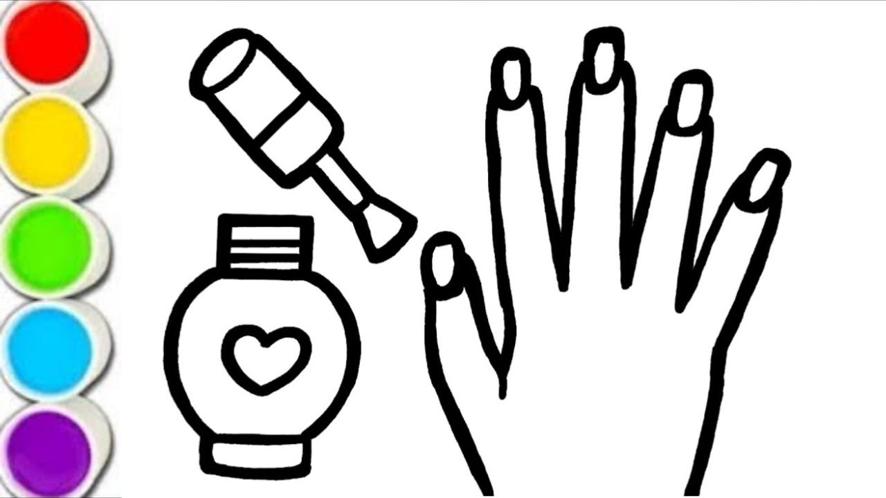 Nail Polish Coloring Pages