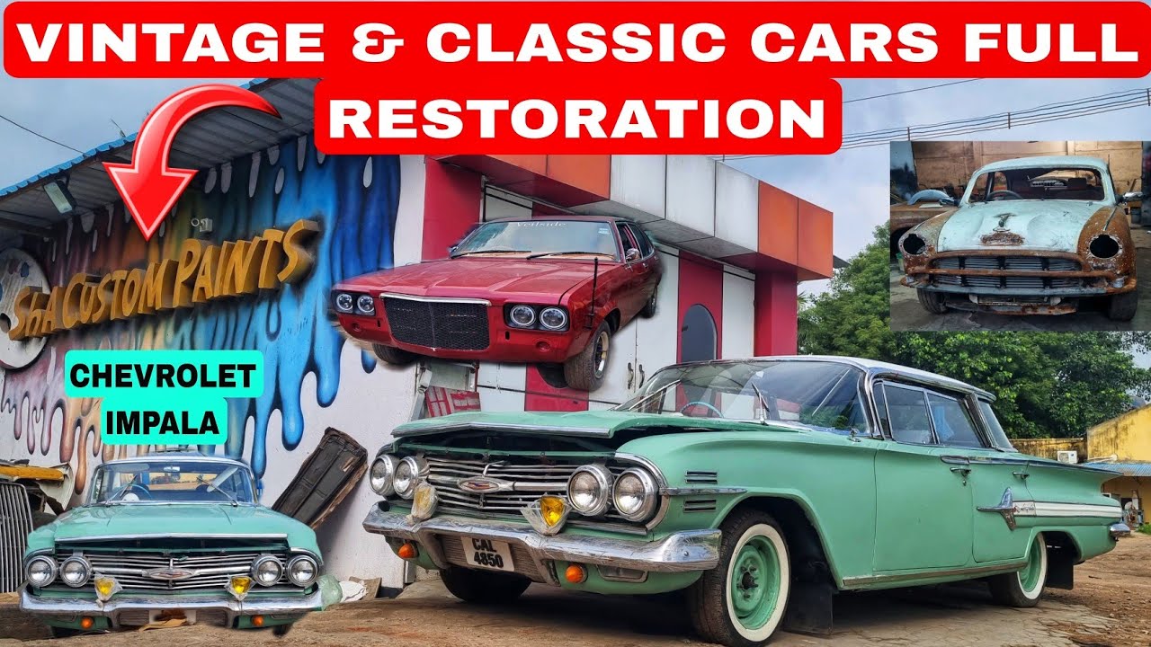 VINTAGE & CLASSIC CARS FULL RESTORATION SHOP | CHEVROLET IMPALA🤩💯 | SHA ...