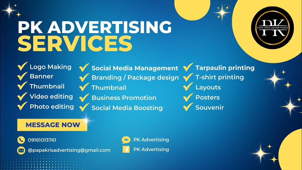 PK ADVERTISING SERVICES - YouTube