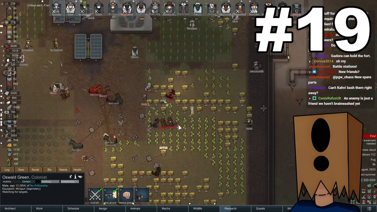 Rimworld VOD #19 (25/11/2024): The Perils Keep Coming - YouTube