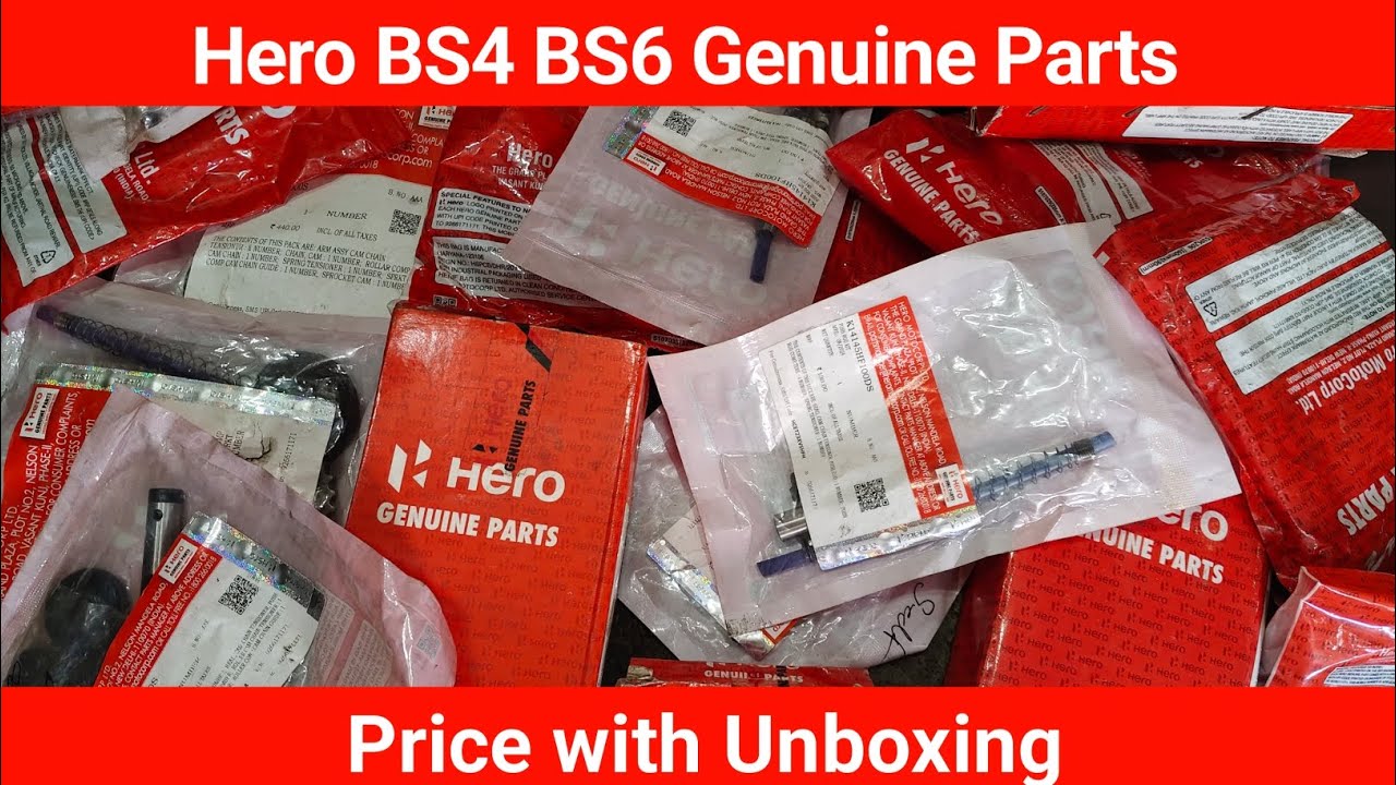 Hero BS4 BS6 Genuine Parts | All Hero Bike Genuine Parts Price | Real ...